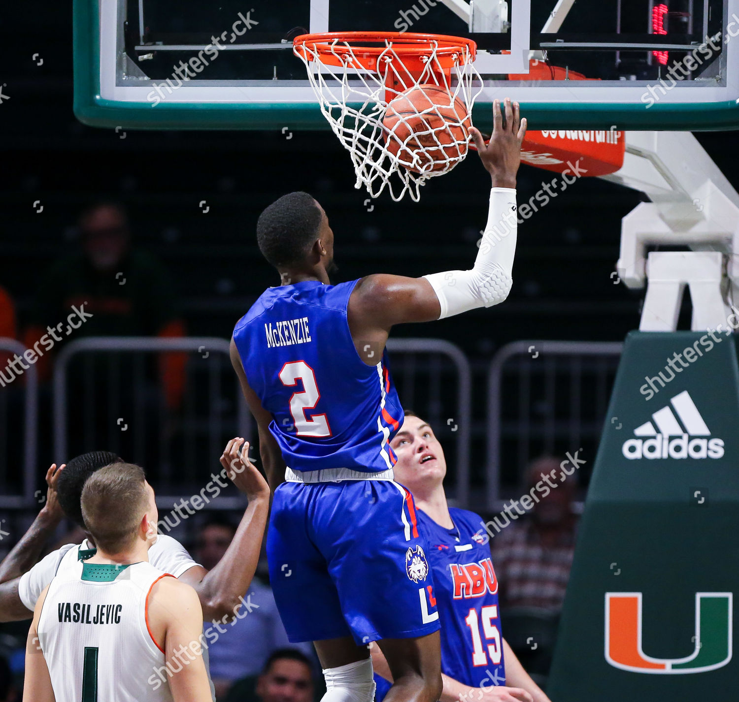 Houston Baptist Huskies Forward Philip Mckenzie Editorial Stock Photo - Stock Image | Shutterstock