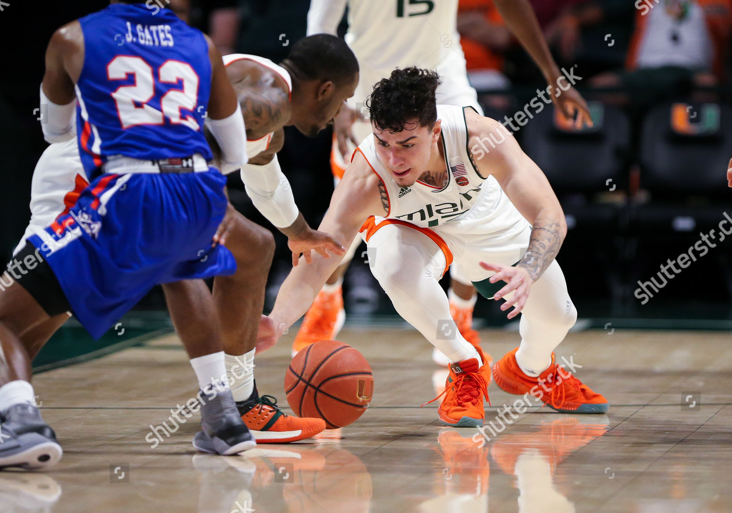 Miami Hurricanes Guard Anthony Mack 13 Editorial Stock Photo - Stock ...