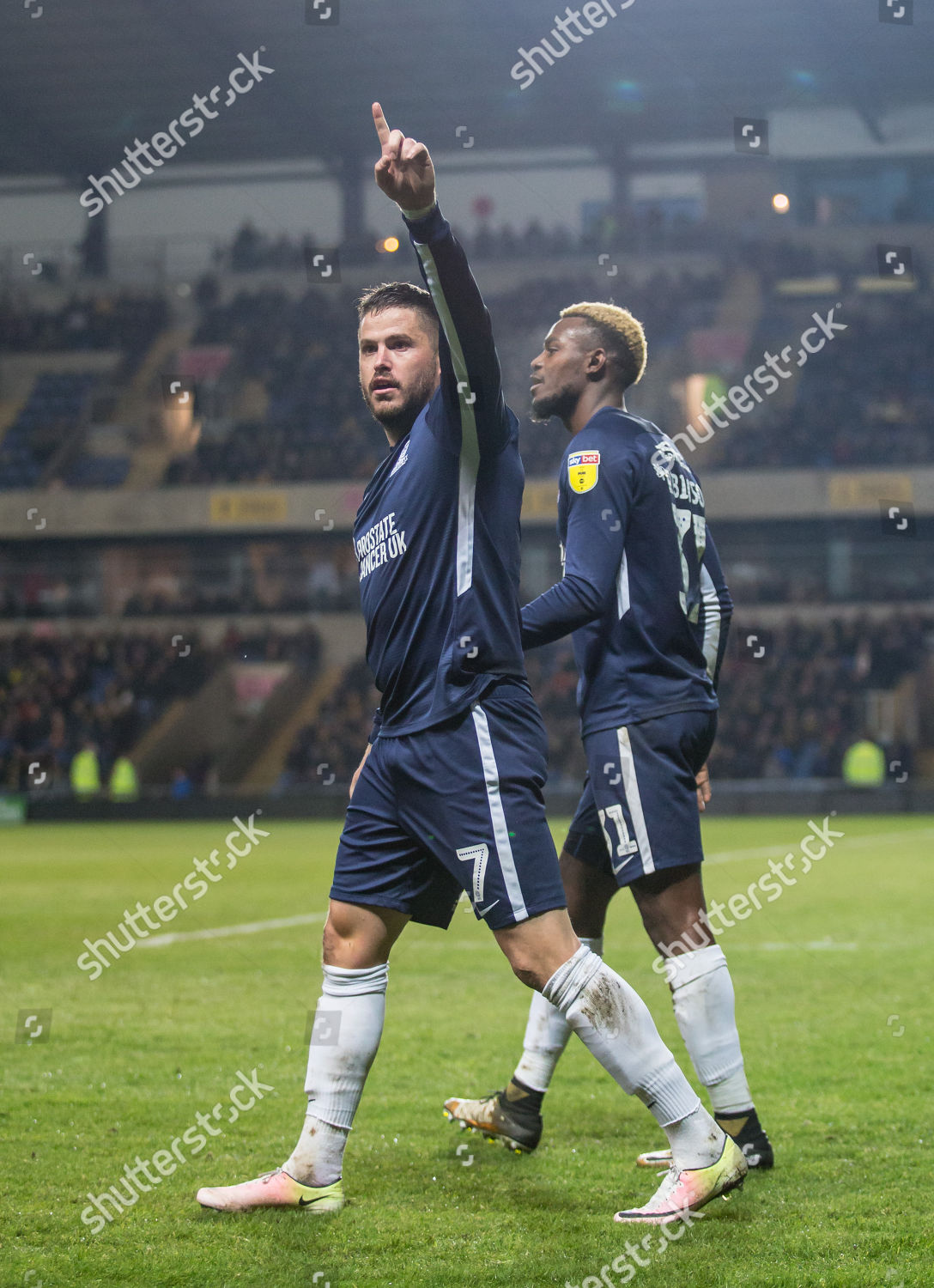 Michael Kightly Celebrates His Goal Editorial Stock Photo - Stock Image ...