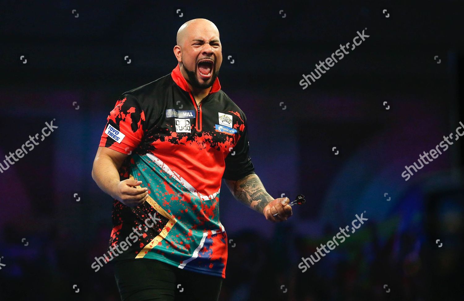 Devon Peterson Celebrates His Win During Editorial Stock Photo - Stock ...