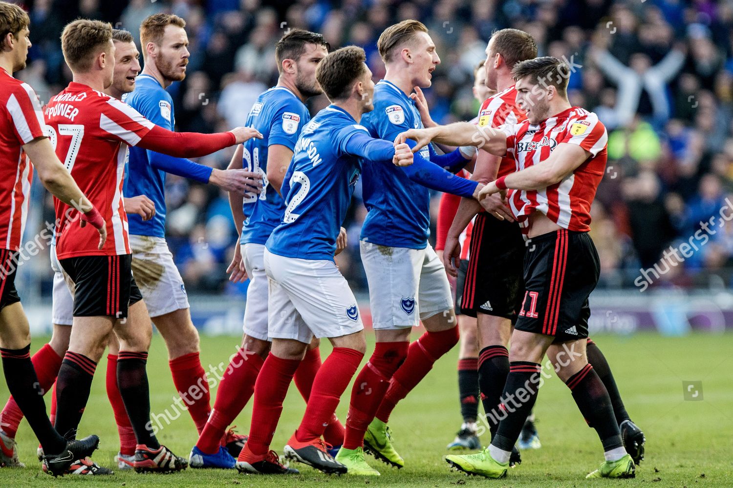Tempers Flare Following Tackle Editorial Stock Photo - Stock Image ... Tempers Flare Following Tackle Editorial Stock Photo - Stock Image ...