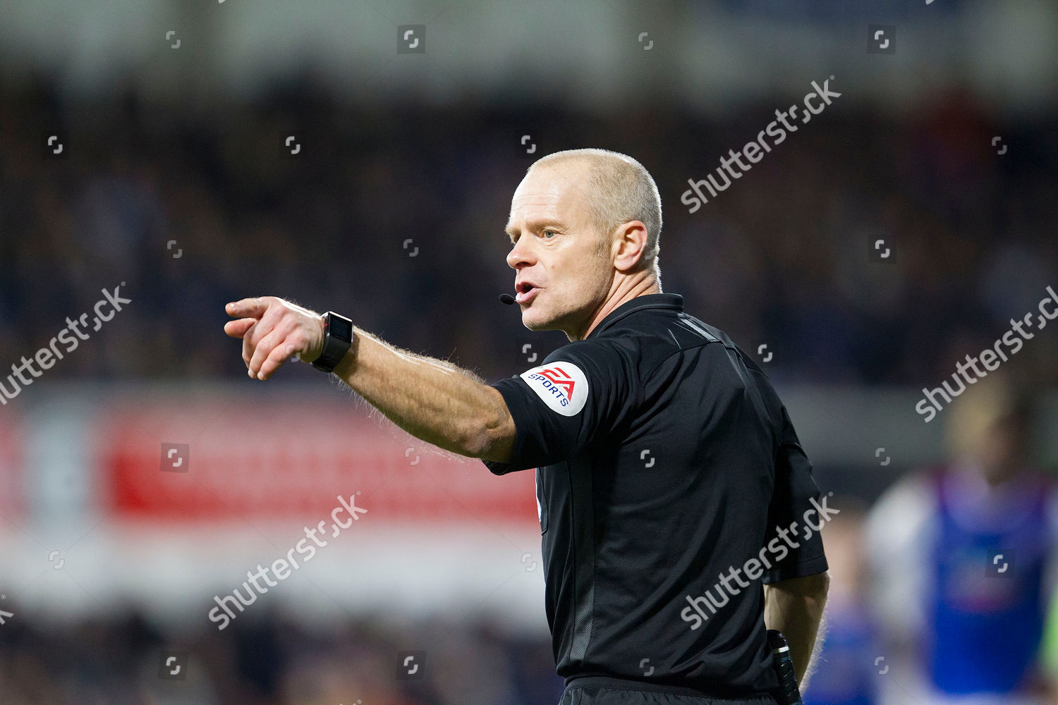 Match Official Andy Woolmer Makes His Editorial Stock Photo - Stock ...