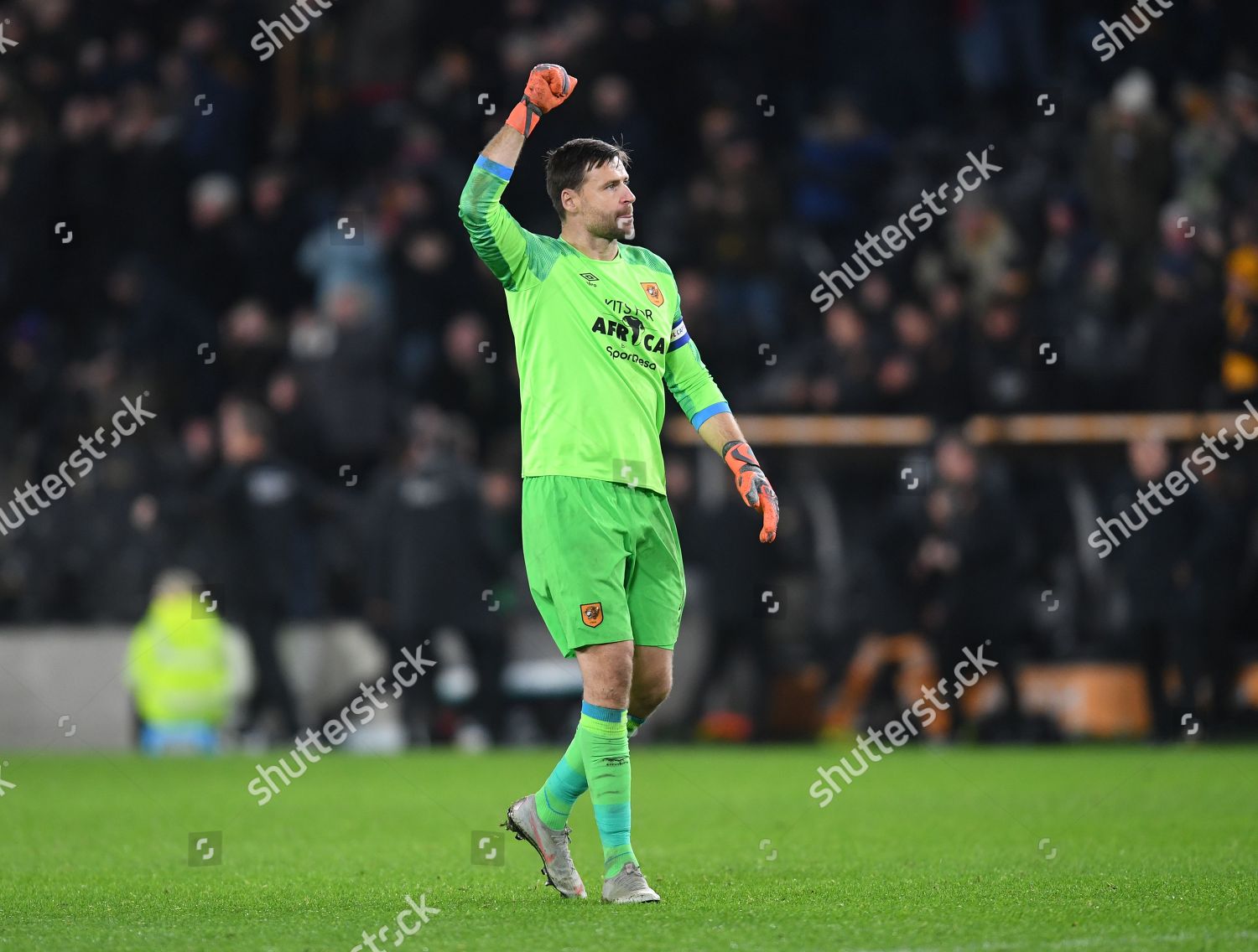 David Marshall Goalkeeper Hull City Celebrates Editorial Stock Photo ...