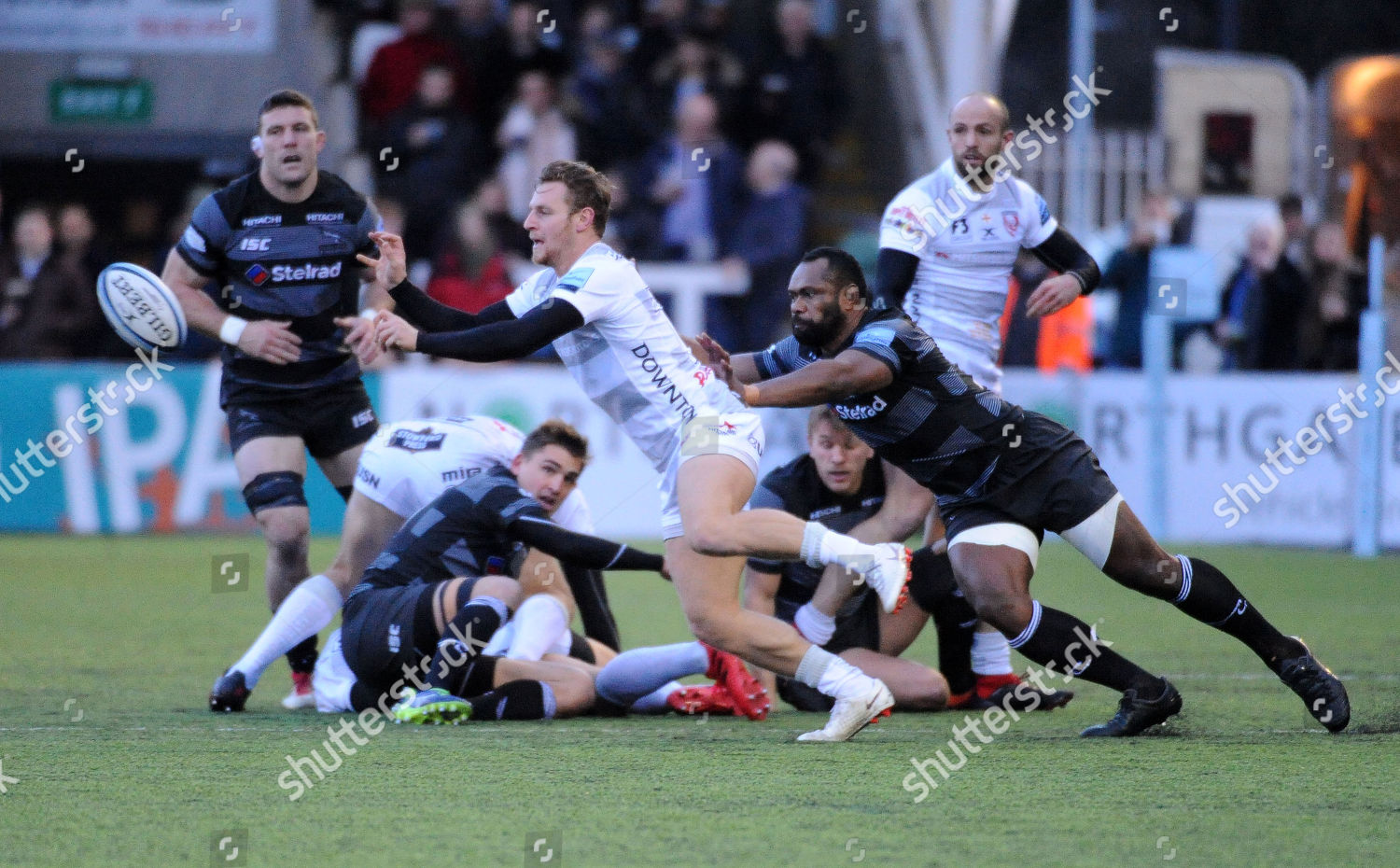 Callum Braley Gloucester Scrm Half Gets Editorial Stock Photo - Stock ...