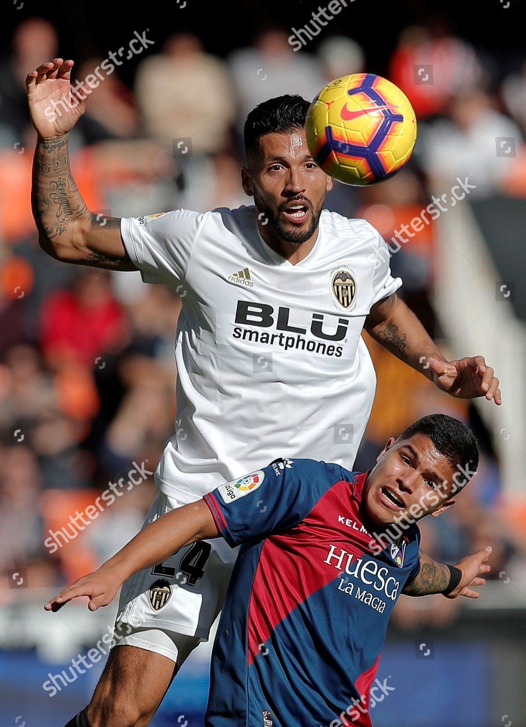 Valencia Cfs Argentine Defender Ezequiel Garay Editorial Stock Photo ...