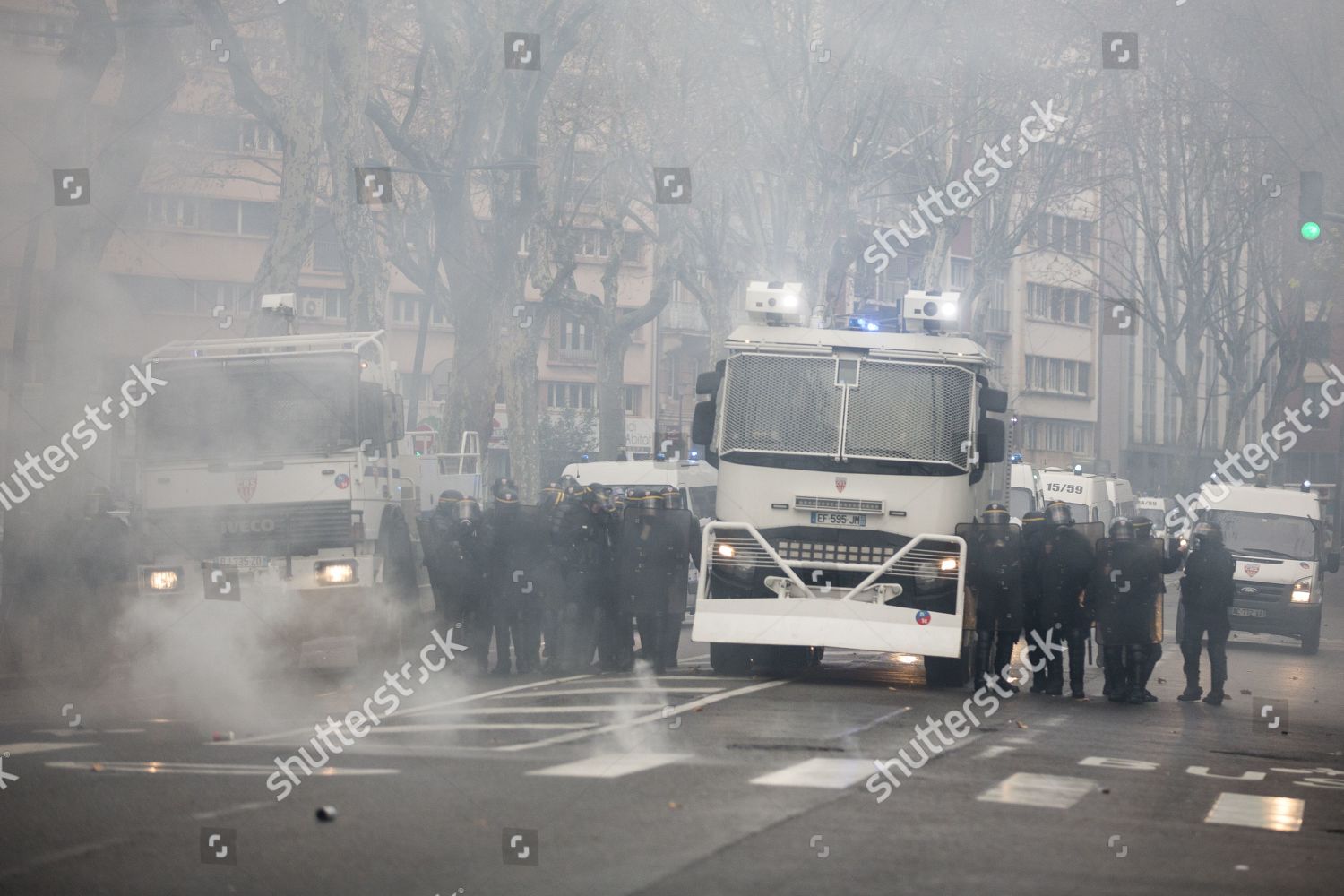 Police Intervention During Act Vi Mobilization Editorial Stock Photo ...
