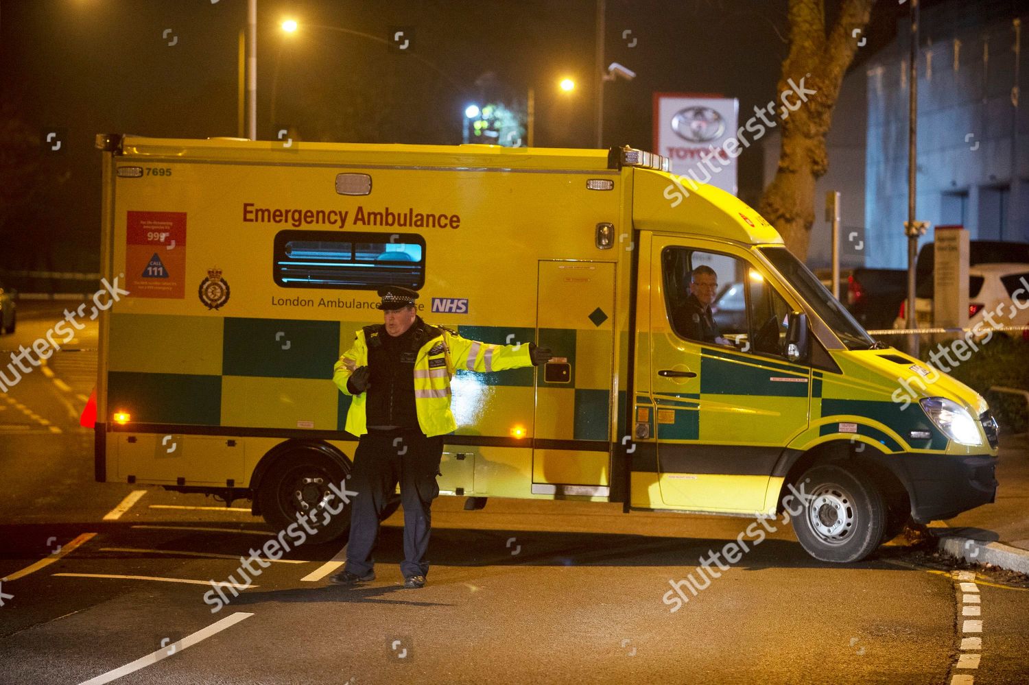 Forensic Officers On Scene Christmas Eve Editorial Stock Photo - Stock ...