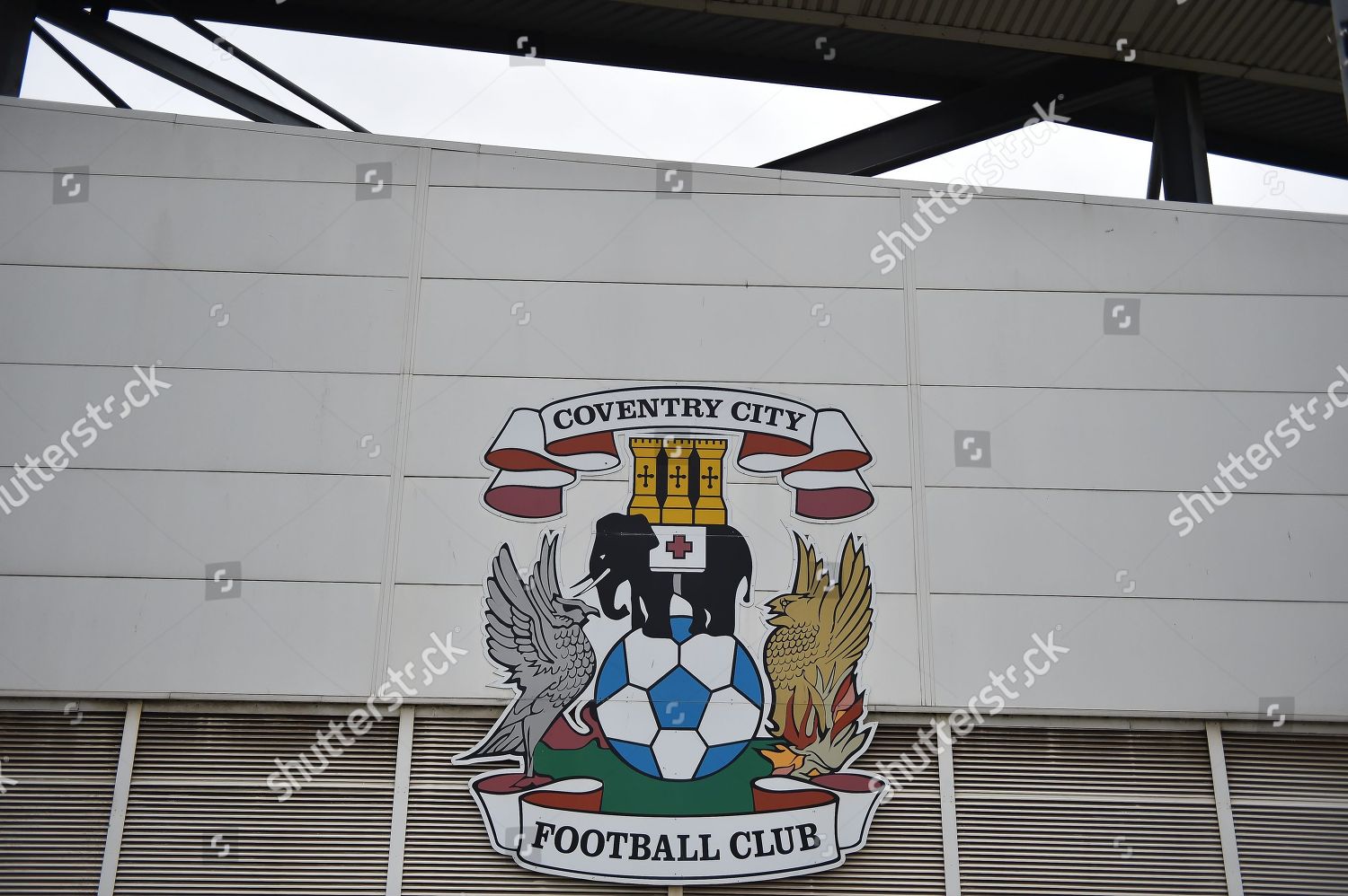 Coventry City Club Crest On Side Editorial Stock Photo - Stock Image ...