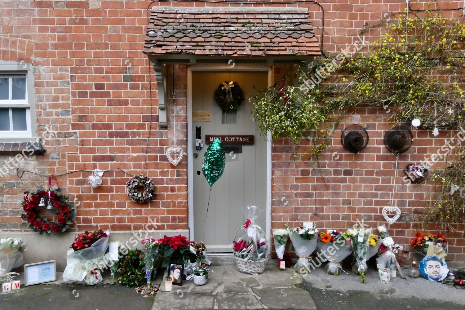 Fans Bring Fresh Tributes Mill Cottage Editorial Stock Photo - Stock ...