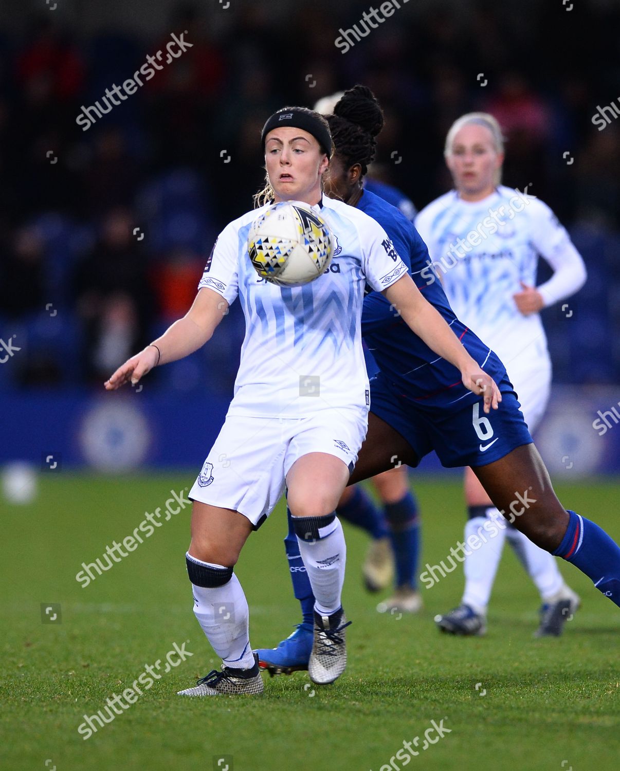 Simone Magill Everton Ladies Shielding Ball Editorial Stock Photo ...