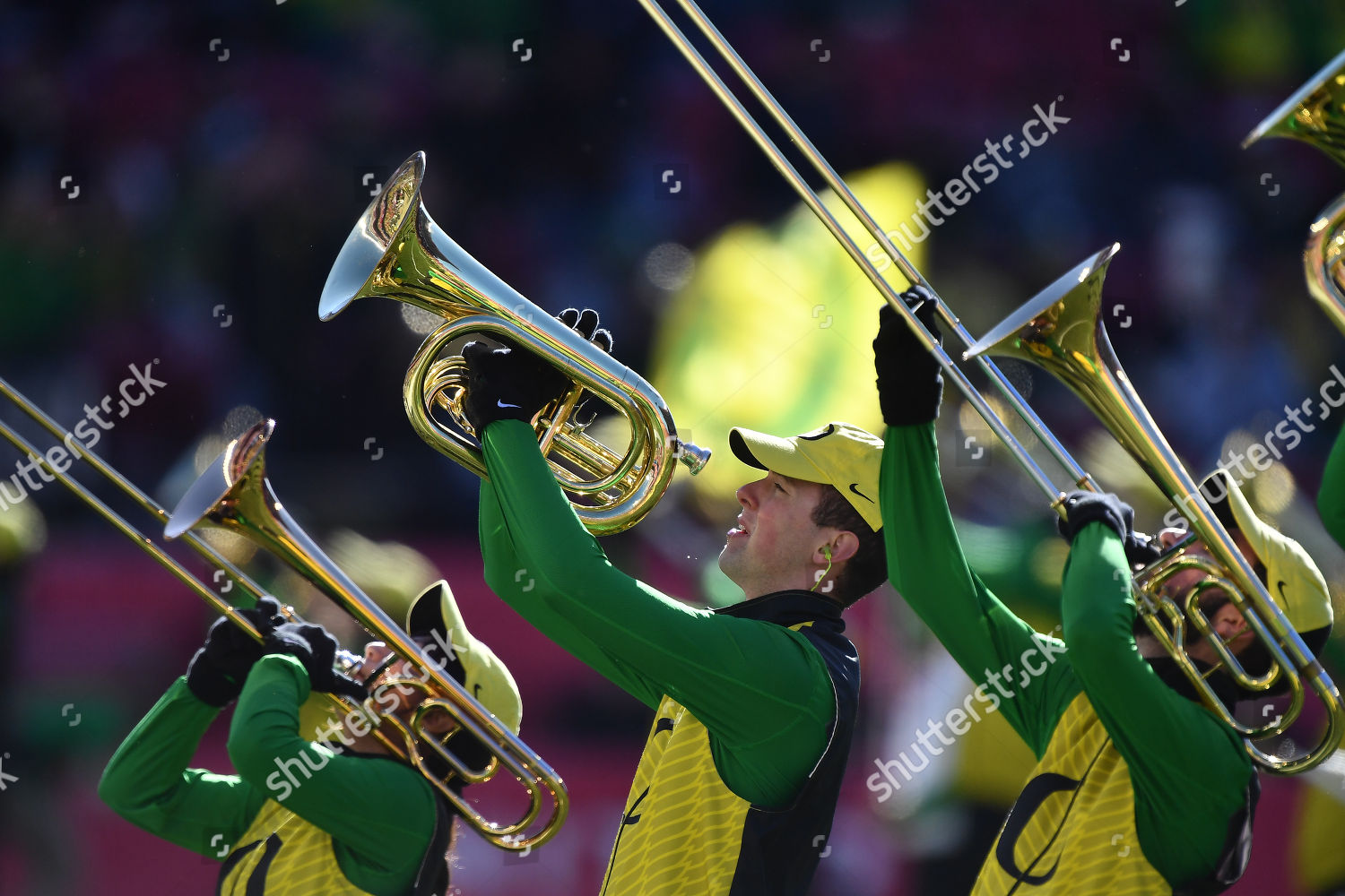 Oregon Ducks Band Performs Before Ncaa Editorial Stock Photo - Stock ...