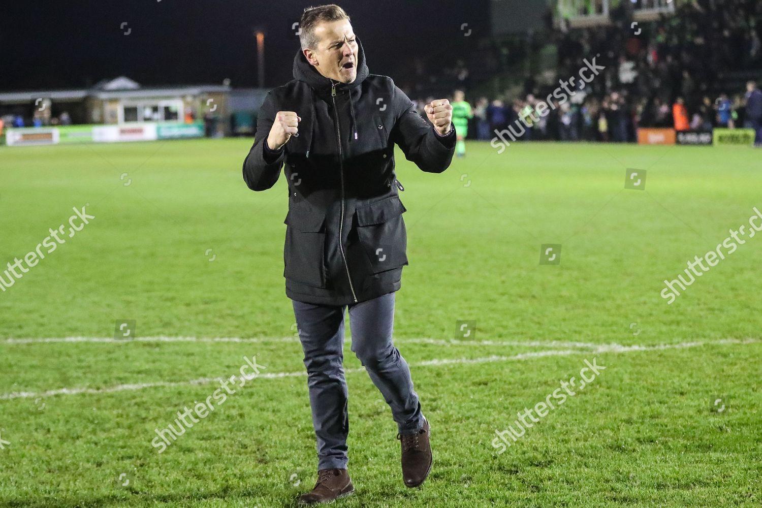 Forest Green Rovers Manager Mark Cooper Editorial Stock Photo - Stock ...