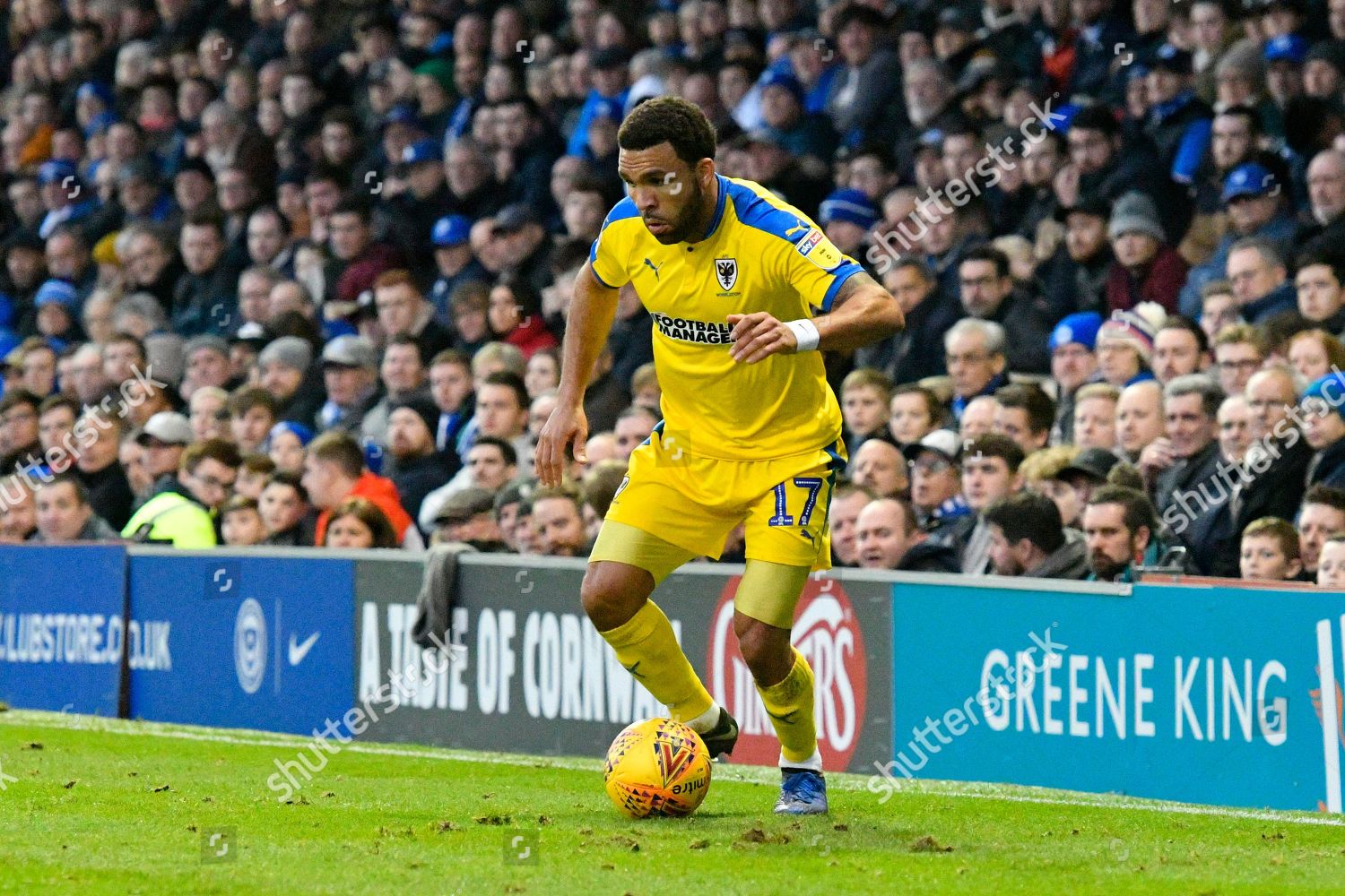 Andy Barcham 17 Afc Wimbledon During Editorial Stock Photo - Stock ...
