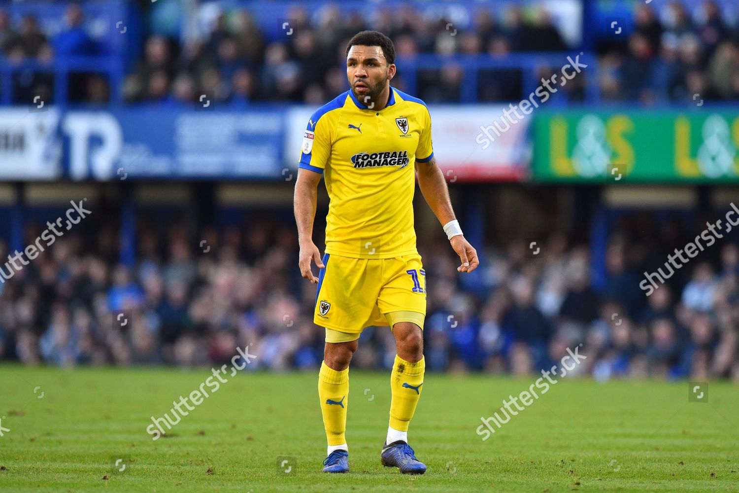 Andy Barcham 17 Afc Wimbledon During Editorial Stock Photo - Stock ...