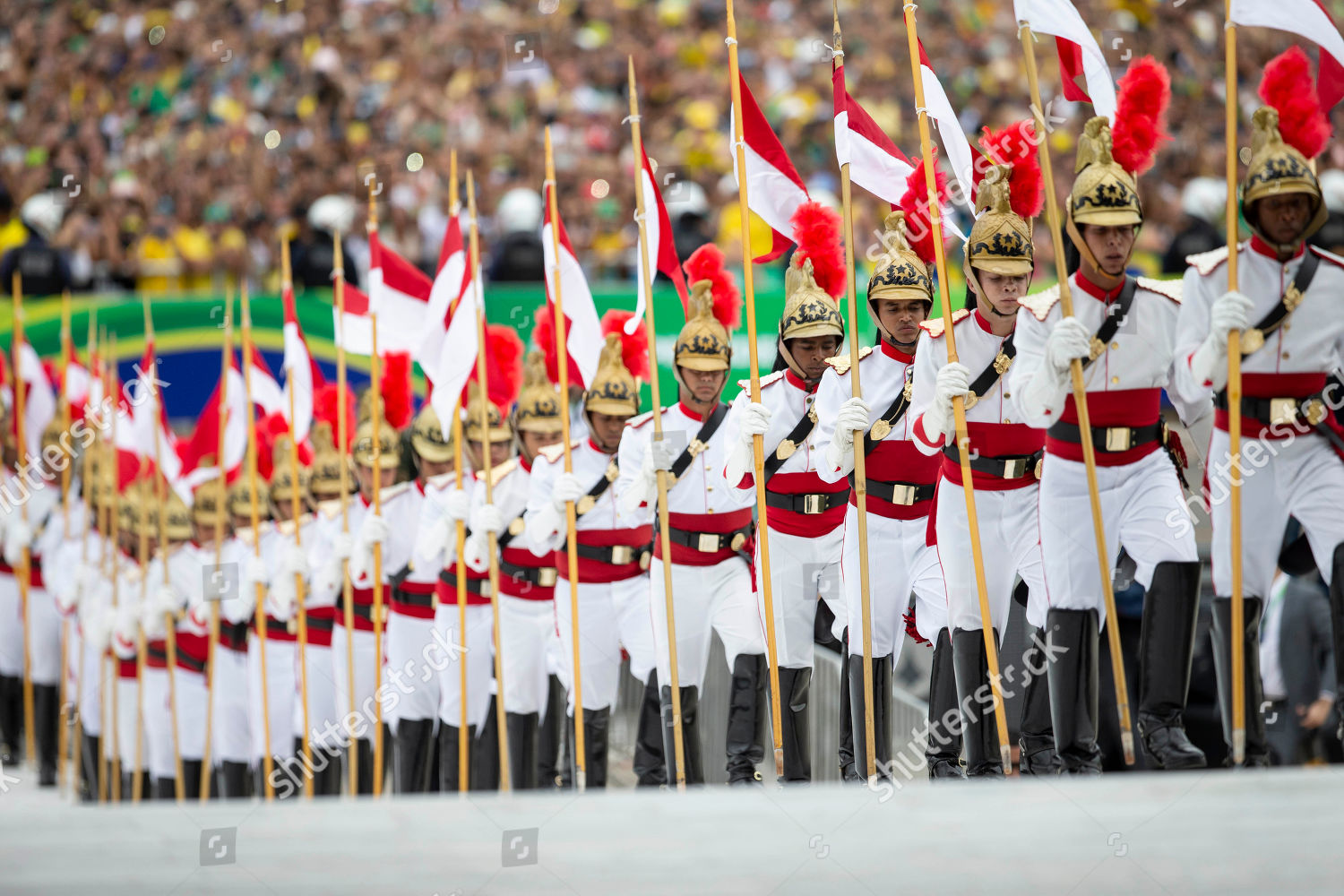 Presidential Guard Battalion Arrives Inauguration Ceremony Editorial ...
