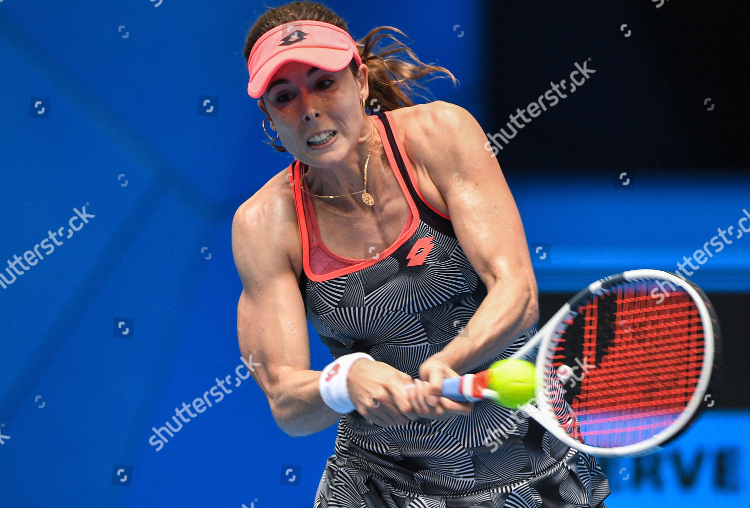 Alize Cornet Team France Action During Editorial Stock Photo - Stock ...
