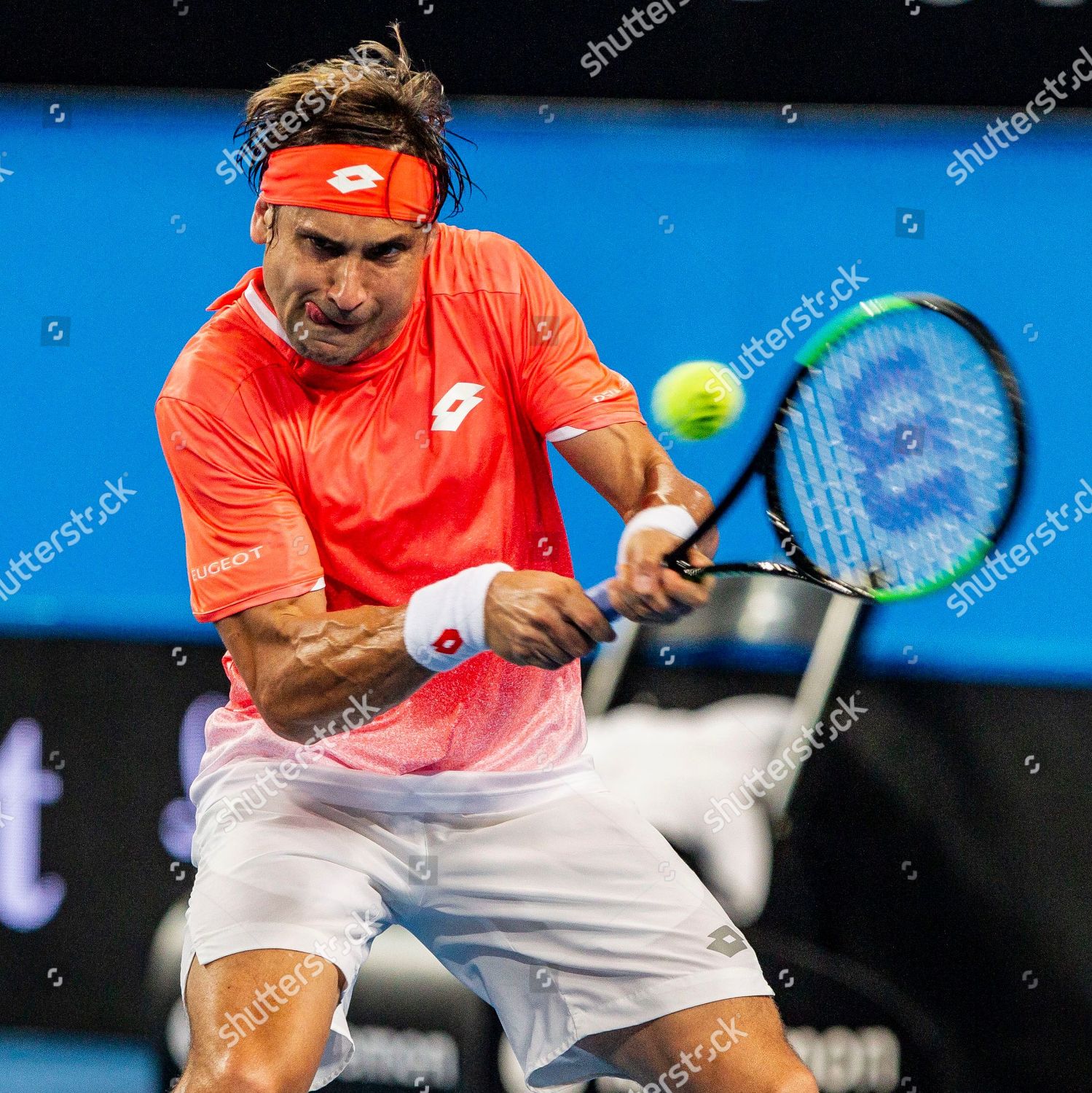 David Ferrer Spain During Mens Singles Editorial Stock Photo - Stock ...