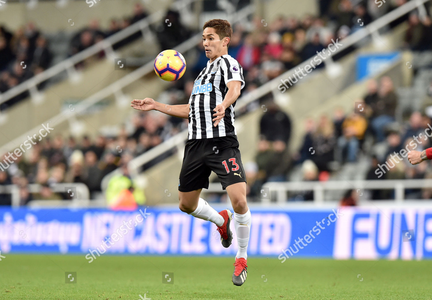 Yoshinori Muto Newcastle United Editorial Stock Photo - Stock Image ...