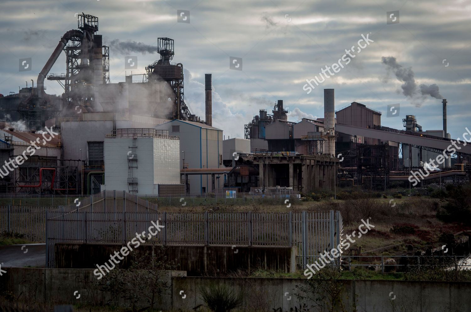 Tata Steel Works Port Talbot South Editorial Stock Photo - Stock Image ...