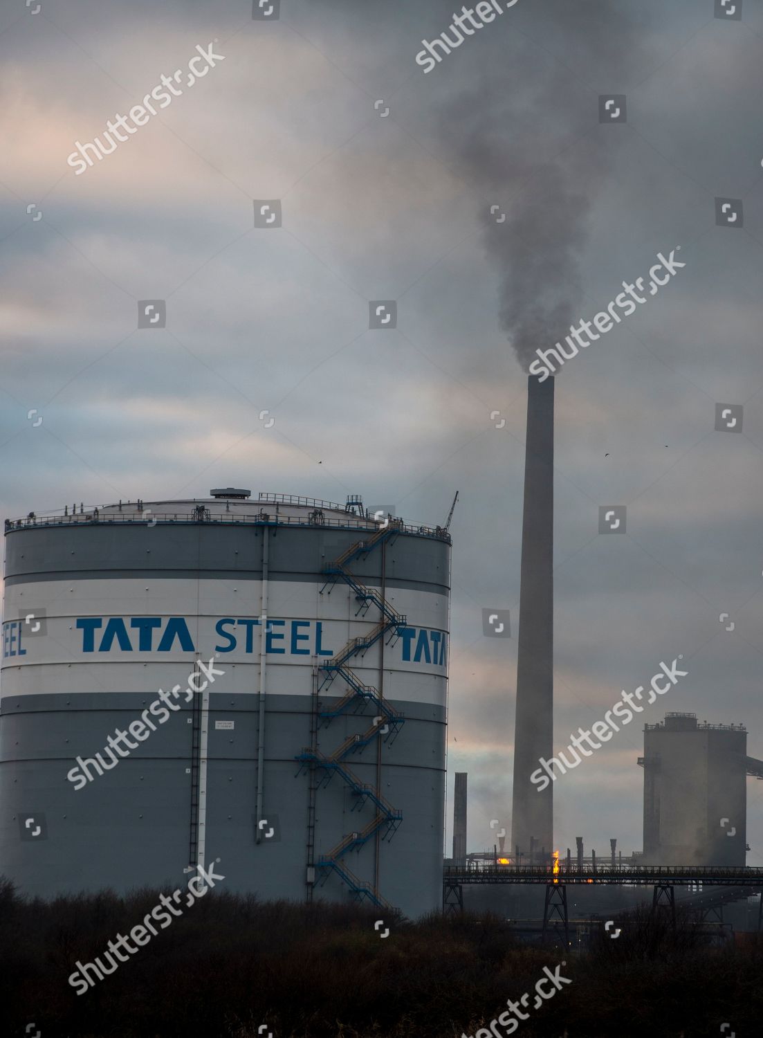 Tata Steel Works Port Talbot South Editorial Stock Photo - Stock Image ...