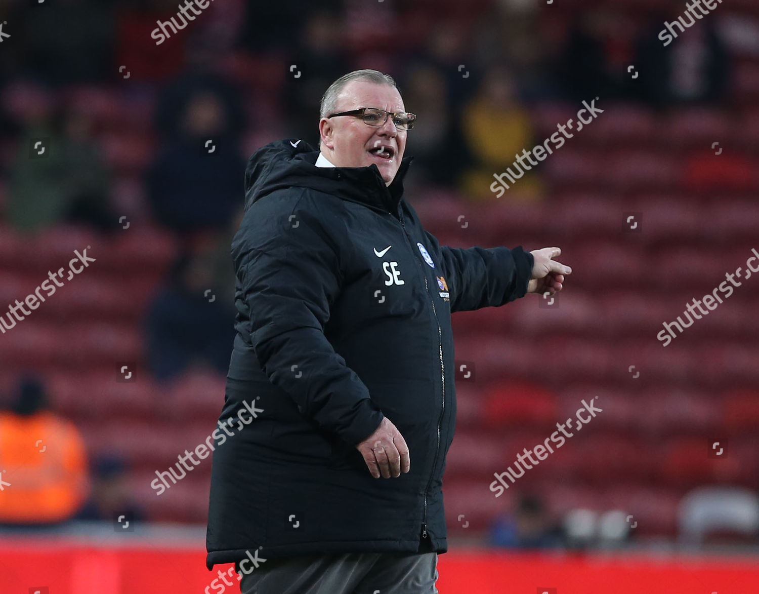 Posh Manager Steve Evans Editorial Stock Photo - Stock Image | Shutterstock