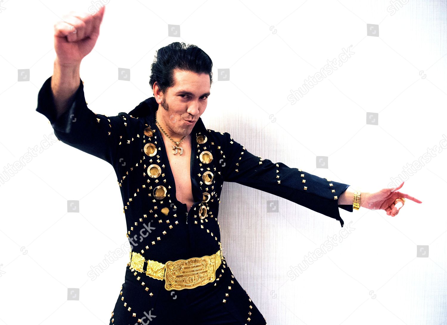 Elvis Presley Tribute Artist Joelson Pagani Editorial Stock Photo ...