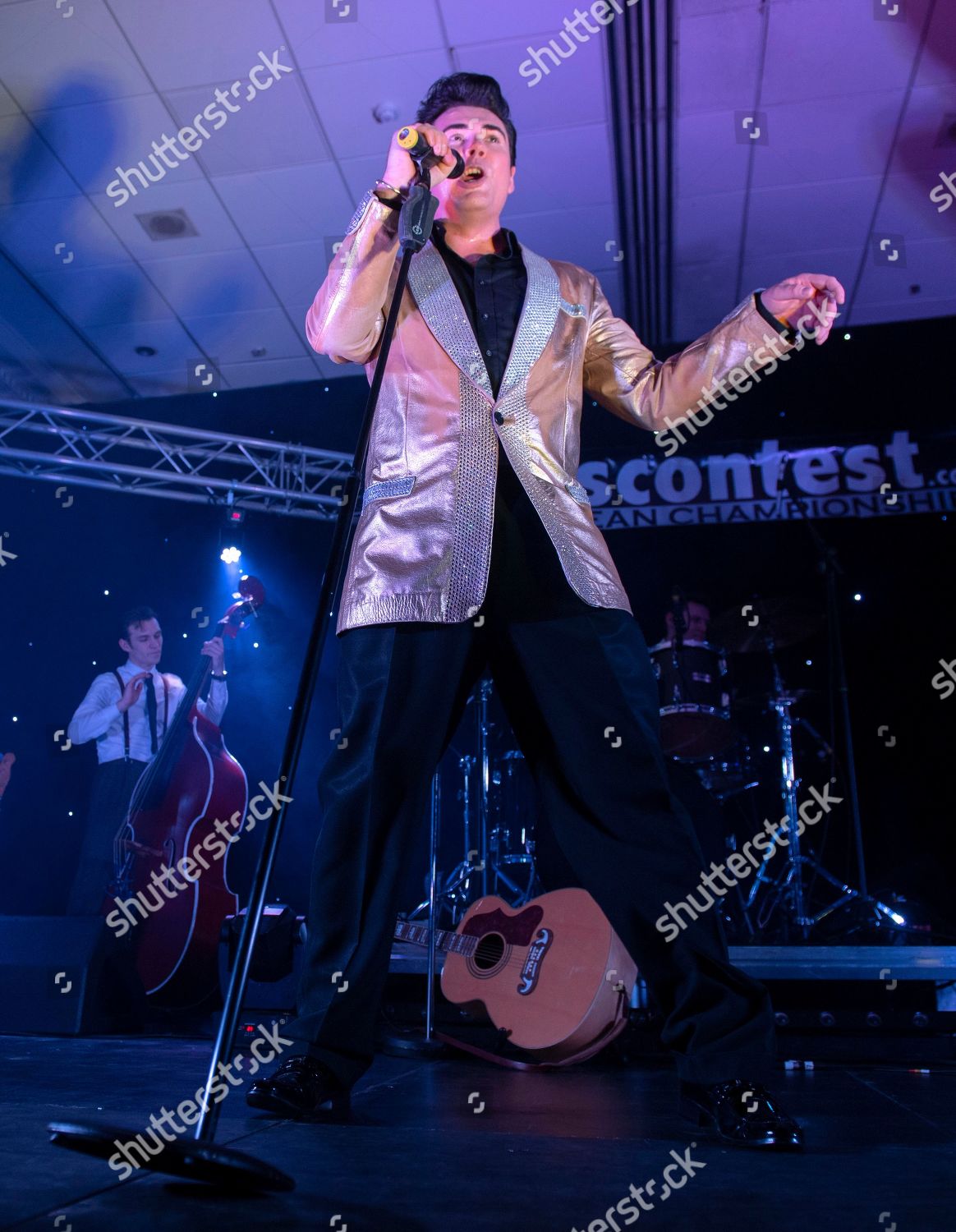 Elvis Presley Tribute Artist Mark Summers Editorial Stock Photo - Stock ...