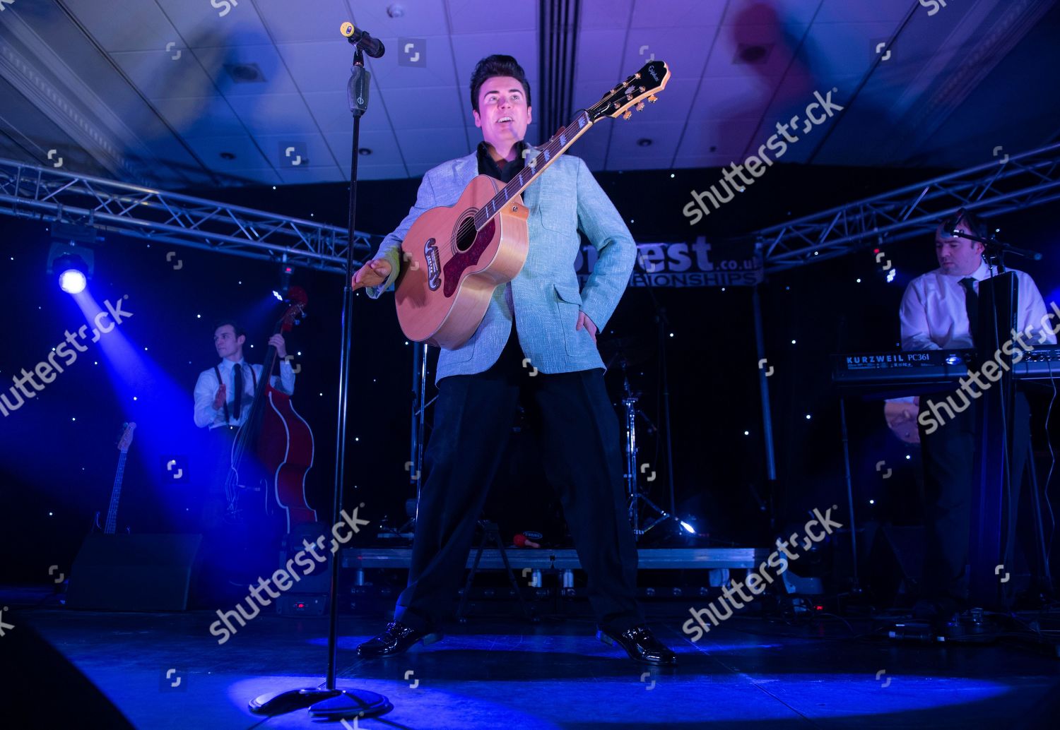 Elvis Presley Tribute Artist Mark Summers Editorial Stock Photo - Stock ...