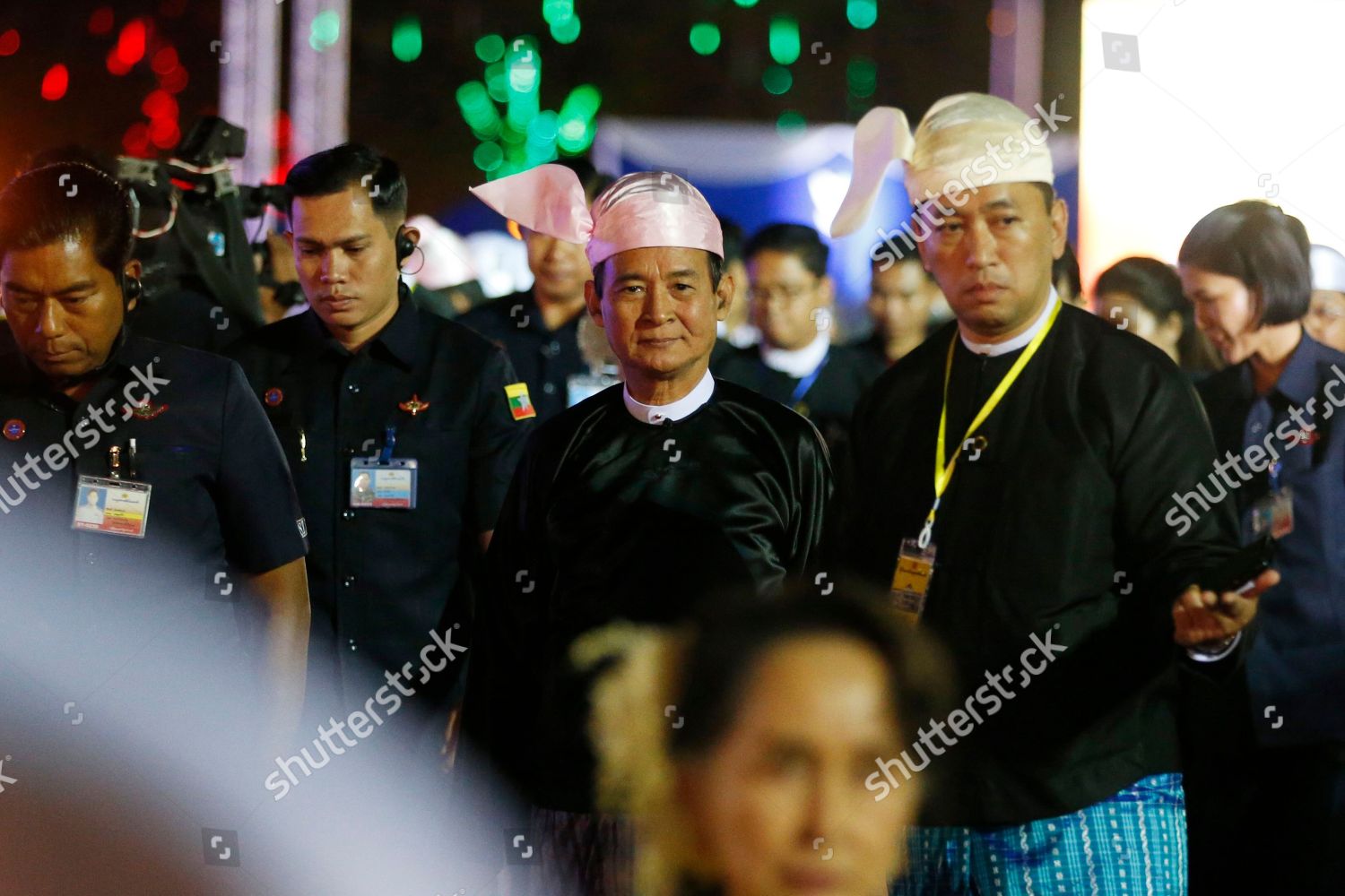 Myanmars President Win Myint C Attends Editorial Stock Photo - Stock ...