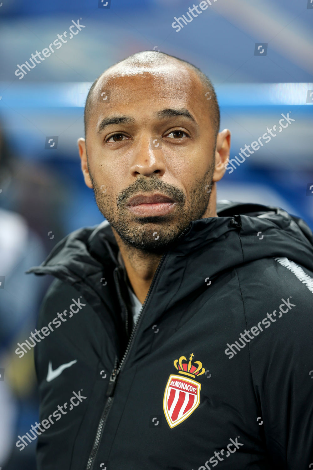 Monacos French Coach Thierry Henry Editorial Stock Photo - Stock Image ...