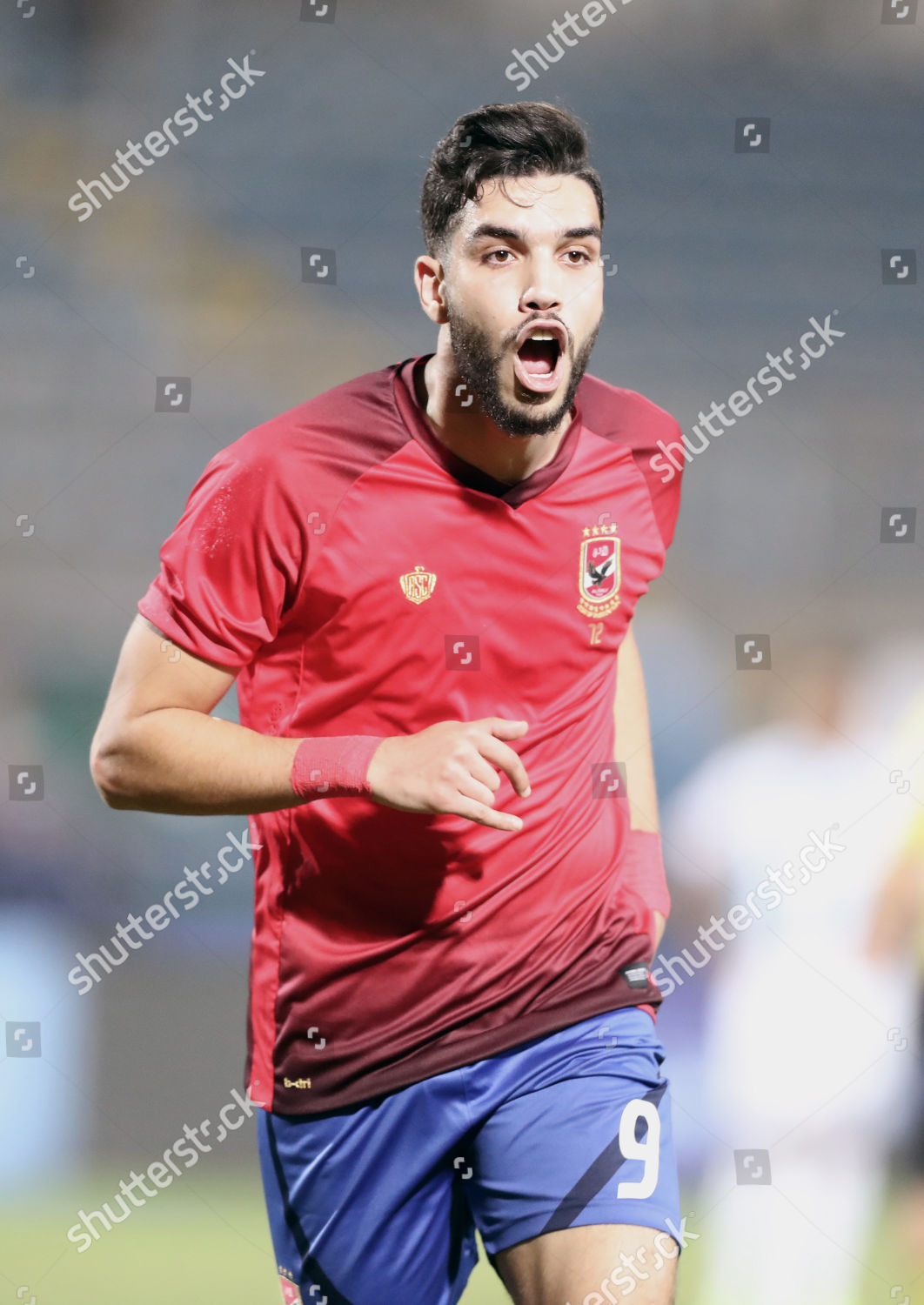 Alahly Player Walid Azaro Celebrates After Editorial Stock Photo ...