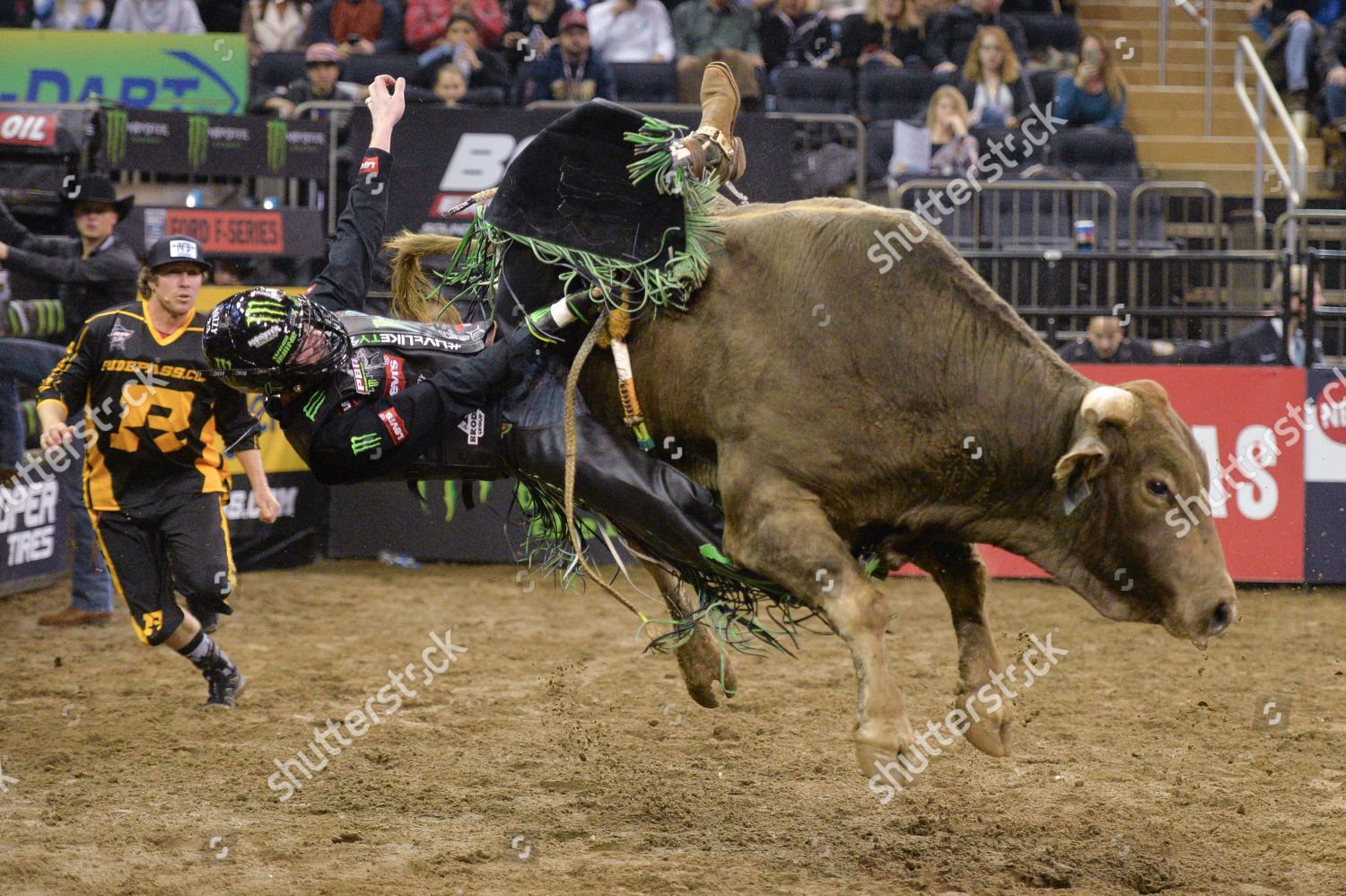 Professional Bull Rider Tanner Bryne Competes Editorial Stock Photo ...