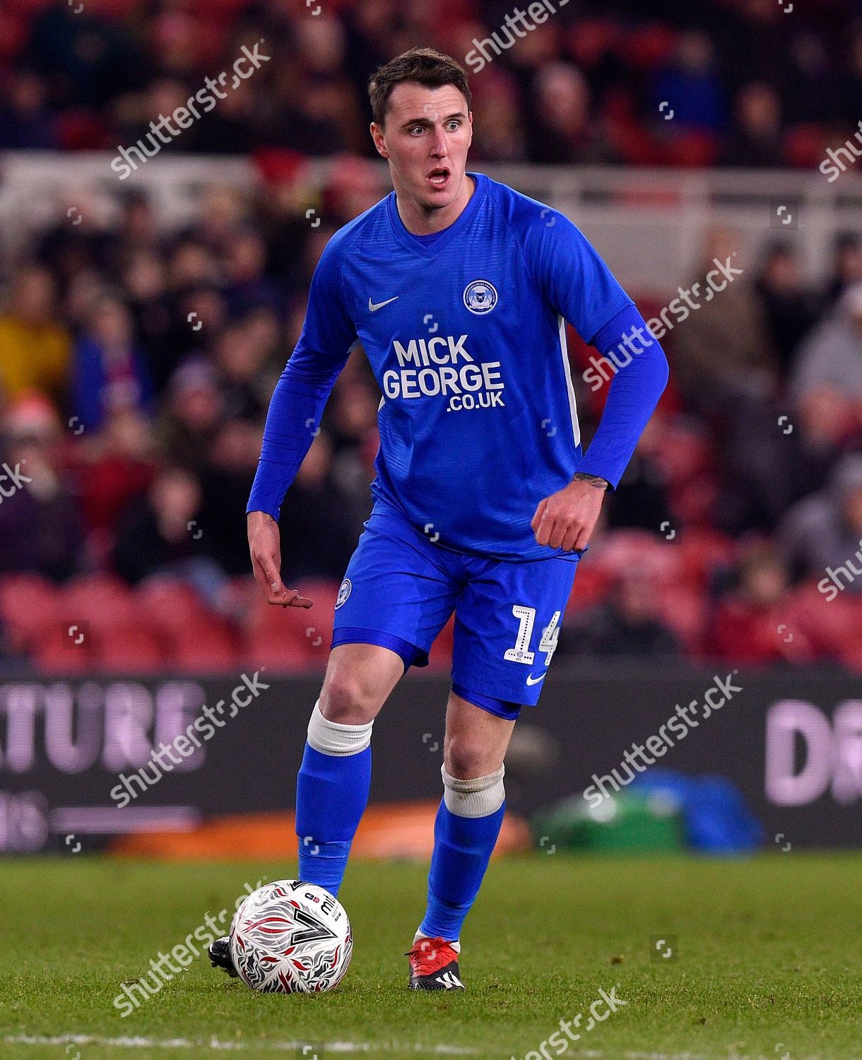 Callum Cooke Peterborough United Editorial Stock Photo - Stock Image ...