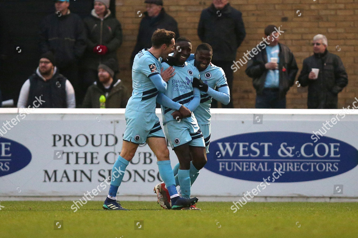 Justin Shaibu Boreham Wood Scores Third Editorial Stock Photo - Stock ...