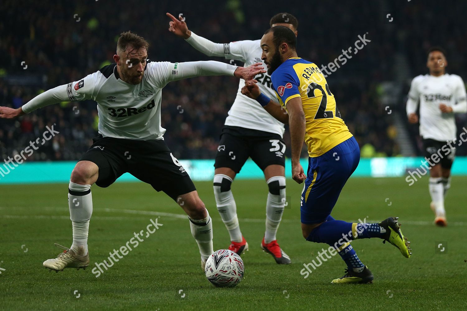 Richard Keogh Derby County Nathan Redmond Editorial Stock Photo - Stock ...