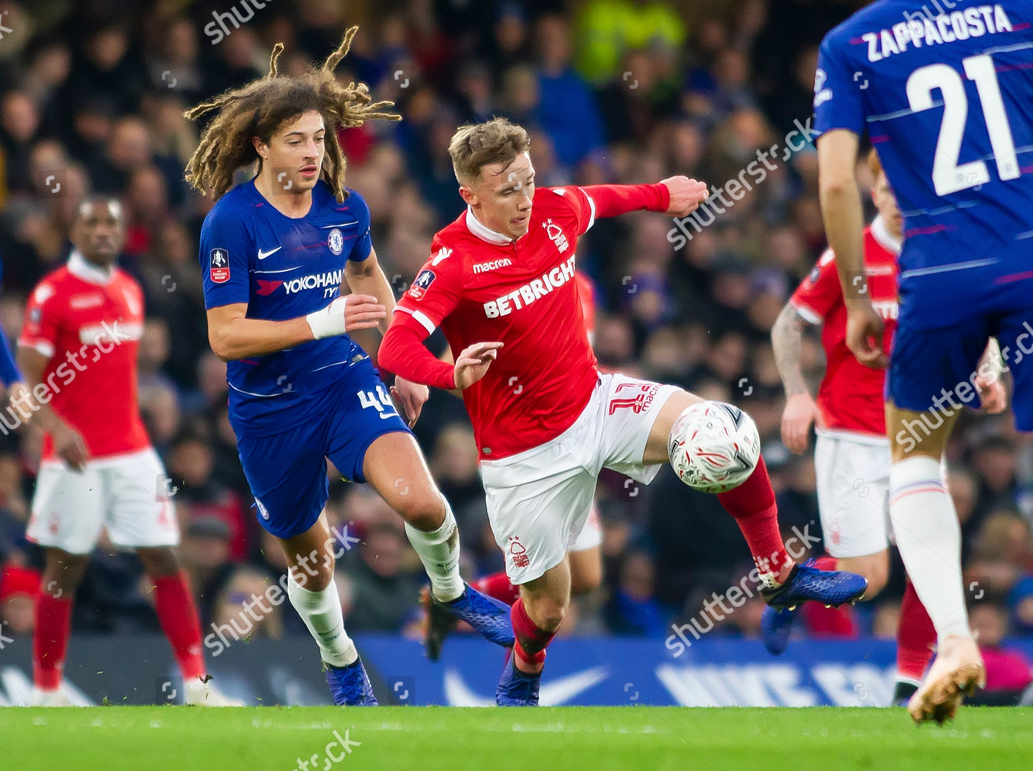 Ben Osborn Nottingham Forrest Controls Ball Editorial Stock Photo ...
