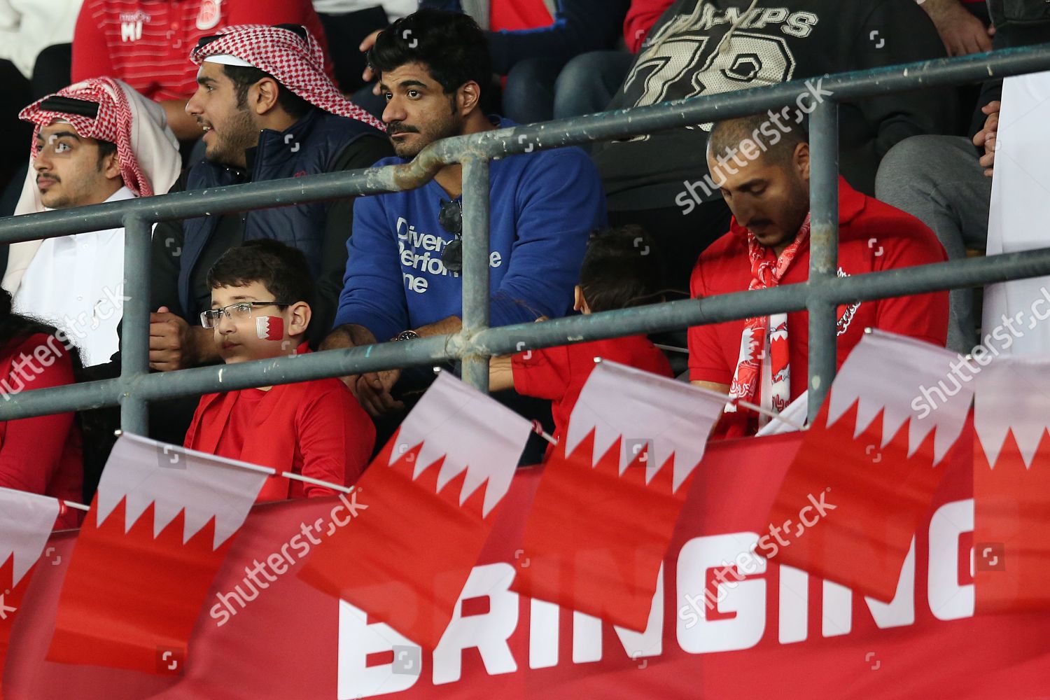 Bahrain Fans Attend 2019 Afc Asian Editorial Stock Photo - Stock Image ...