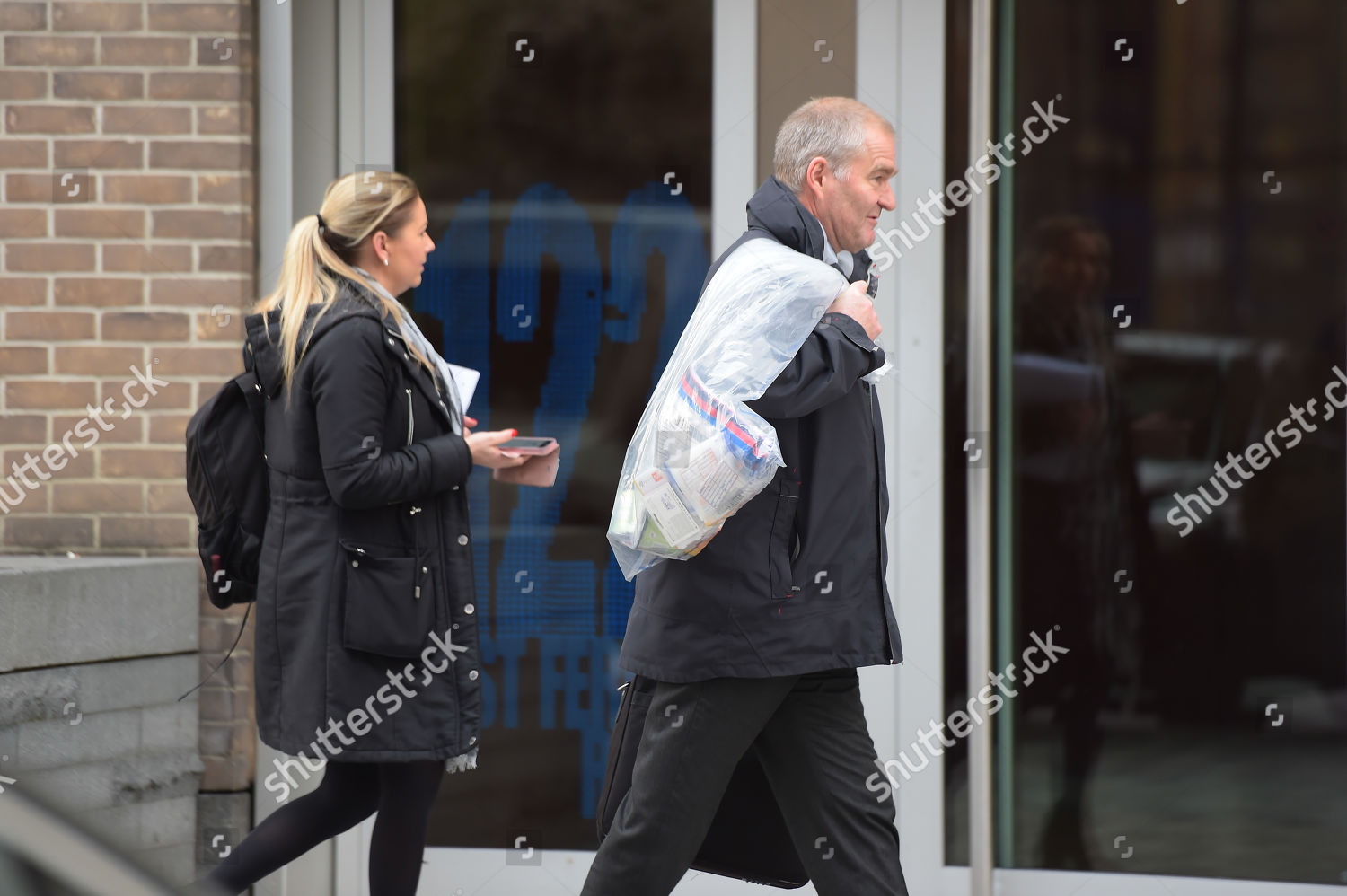 Police Officers Carrying Evidence Bags Baltimore Editorial Stock Photo ...