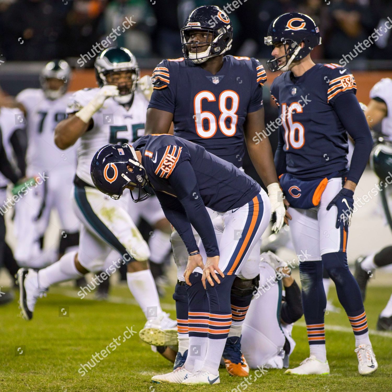 Chicago Illinois Us Bears Kicker 1 Editorial Stock Photo - Stock Image ...