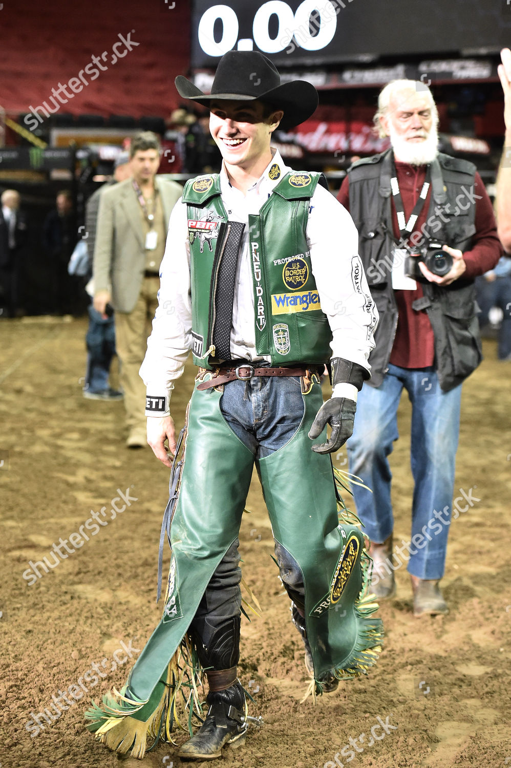 Professional Bull Rider Jess Lockwood Wins Editorial Stock Photo ...
