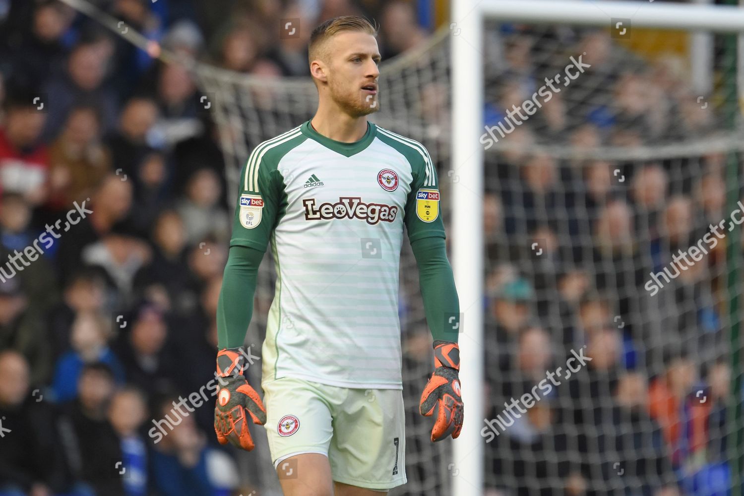Brentford Goalkeeper Daniel Bentley 1 During Editorial Stock Photo ...