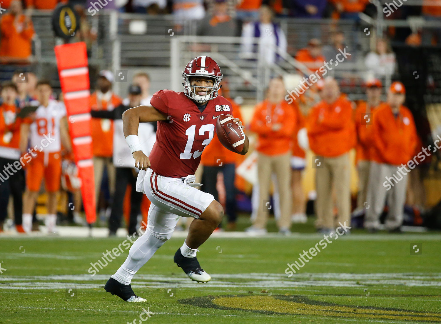 Alabama Crimson Tide Quarterback Tua Tagovailoa Editorial Stock Photo ...