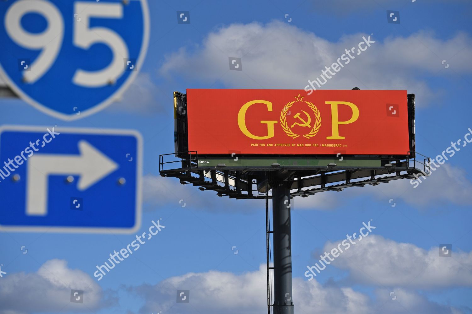 Sign Gop O Fashioned Shape Hammer Editorial Stock Photo - Stock Image ...