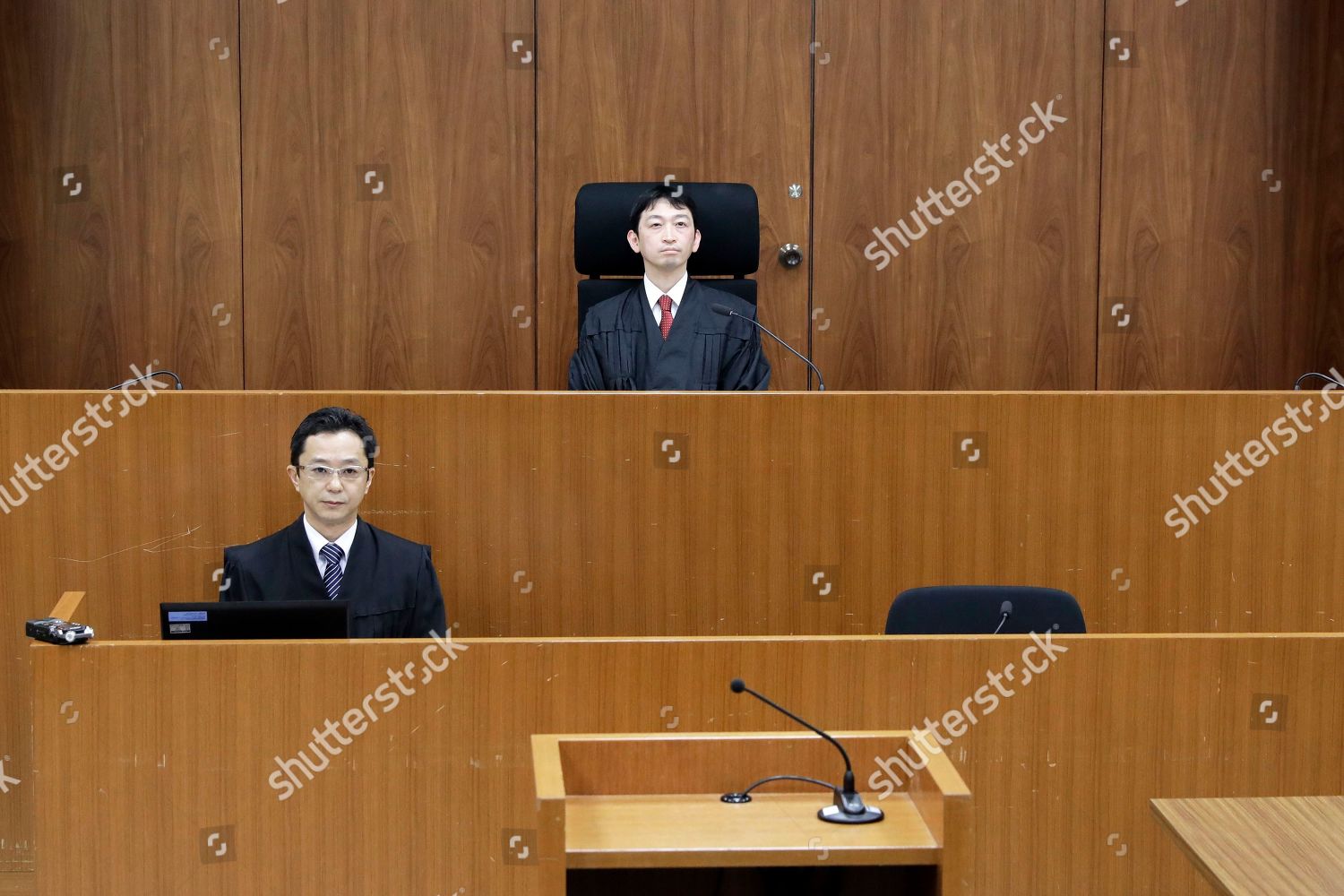 Judge Yuichi Tada Top Sits Courtroom Editorial Stock Photo - Stock ...