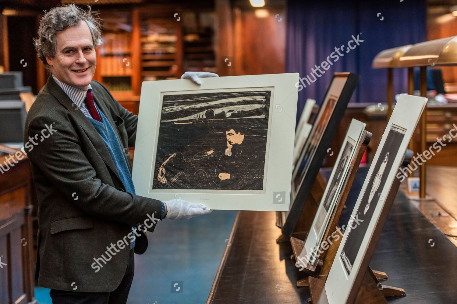 Hugo Chapman Simon Sainsbury Keeper Prints Editorial Stock Photo ...
