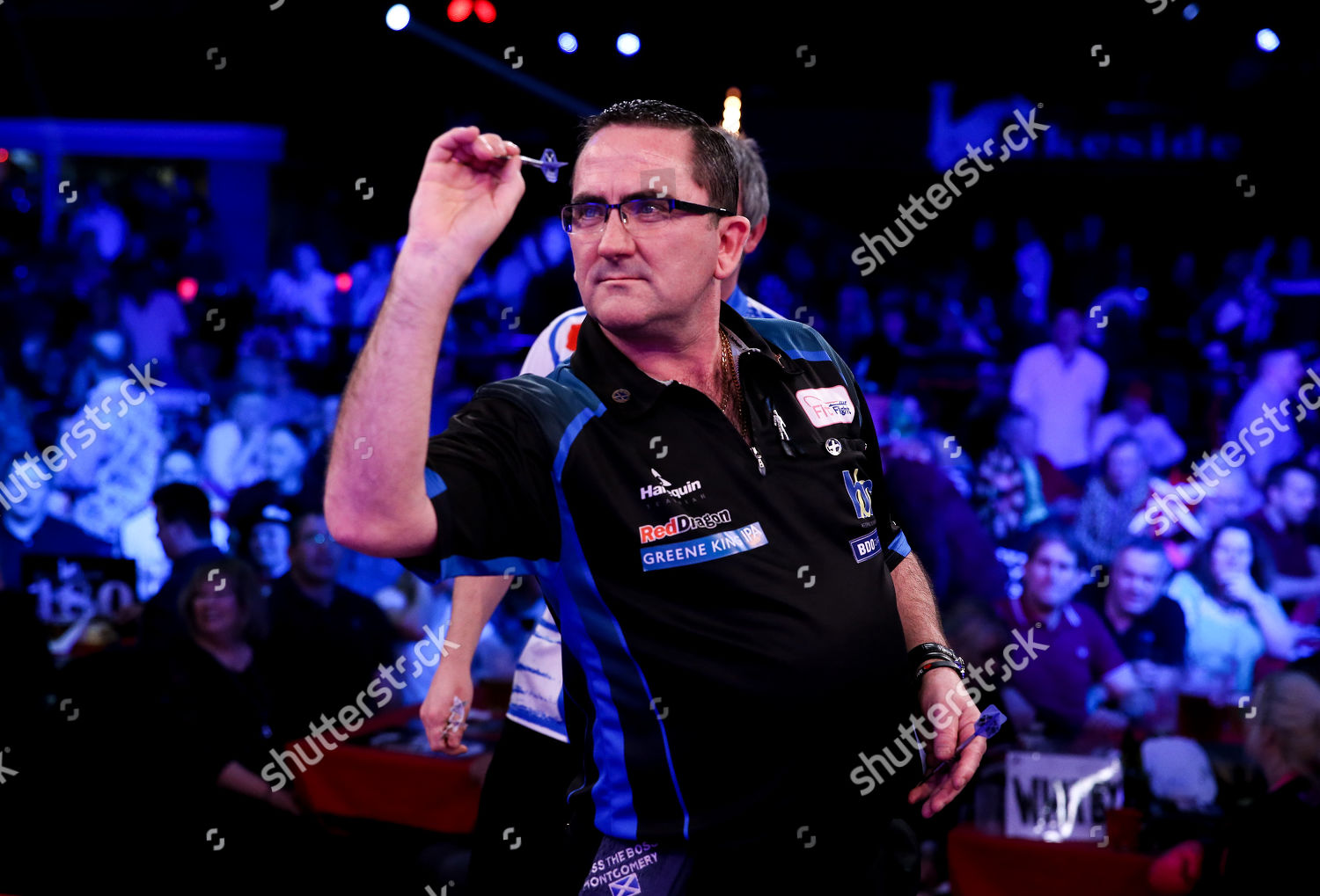 Ross Montgomery During Bdo World Professional Editorial Stock Photo ...