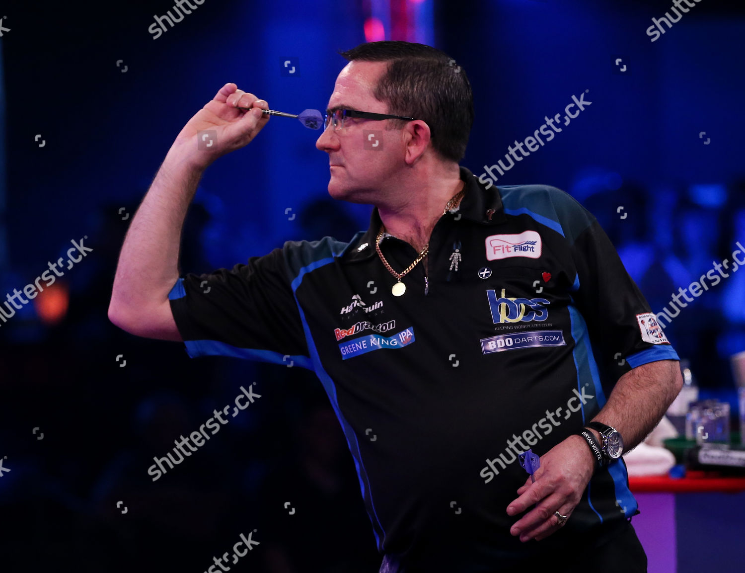 Ross Montgomery During Bdo World Professional Editorial Stock Photo ...