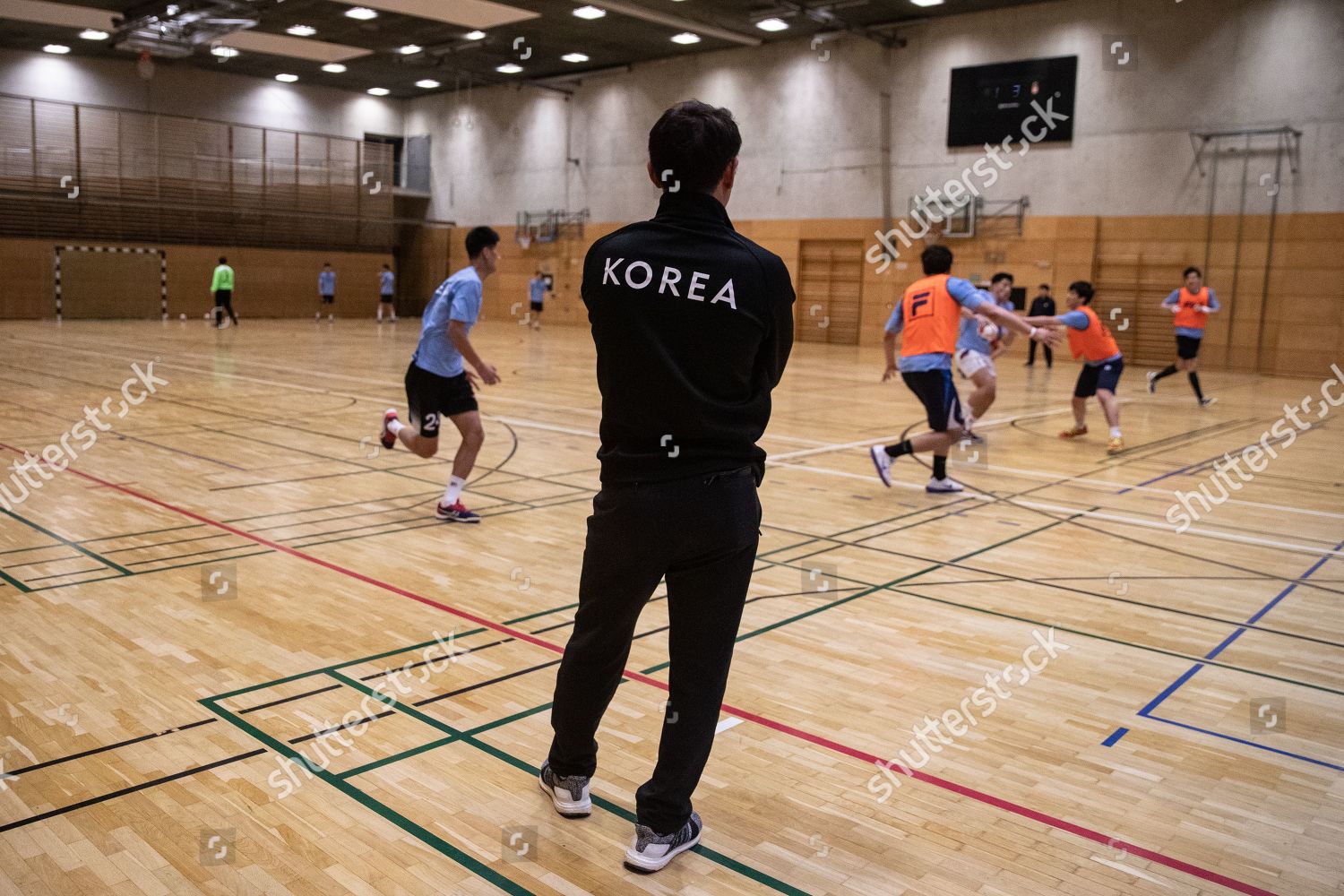 Head Coach United Korean Handball Team Editorial Stock Photo - Stock ...