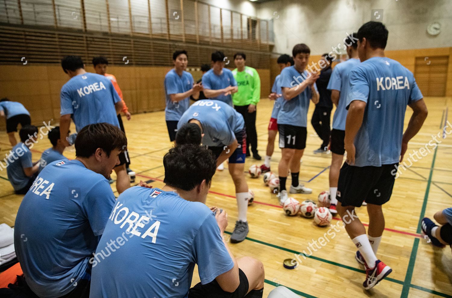 Players United Korean Handball Team Attend Editorial Stock Photo ...