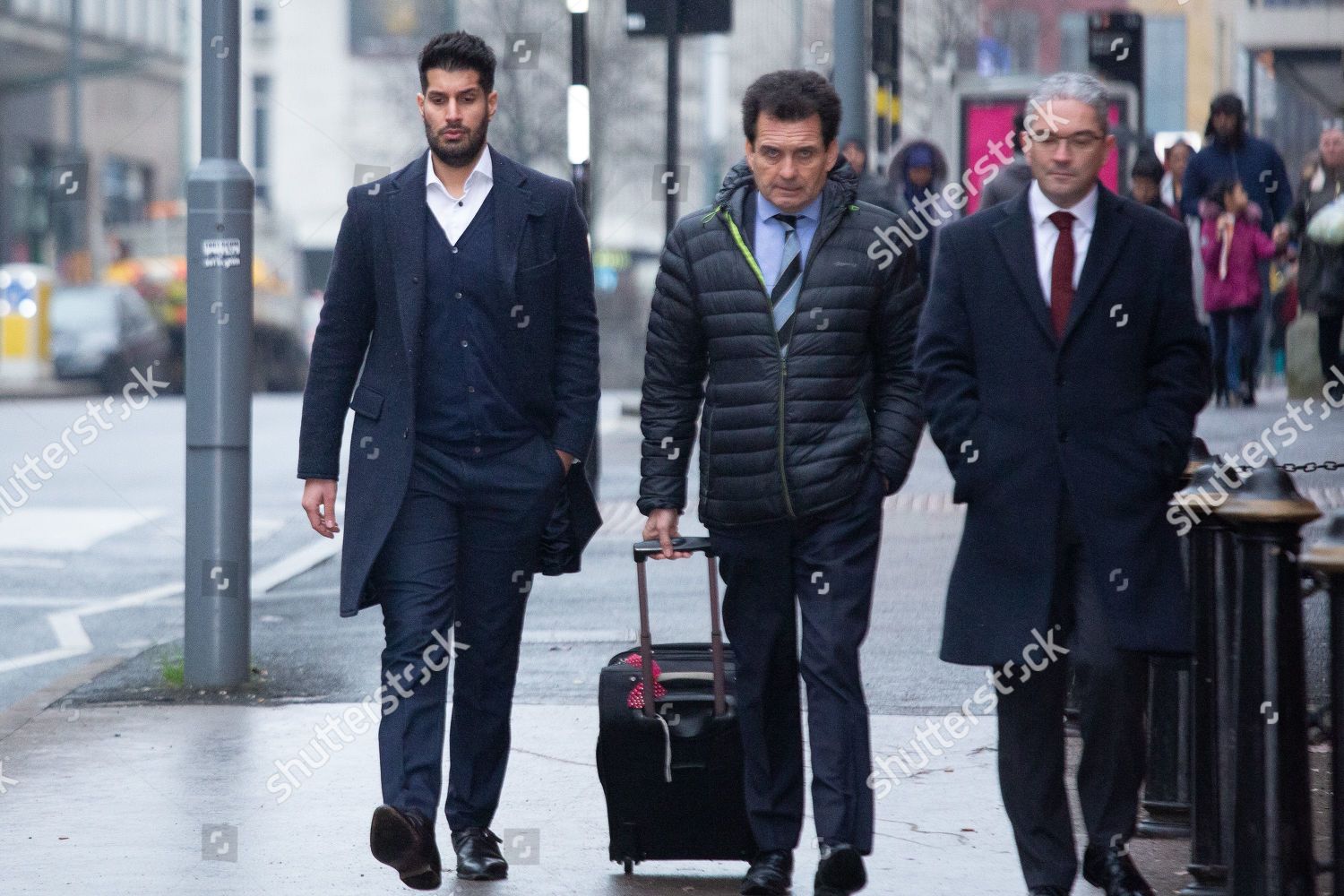 Antonio Boparan Left 31 Arriving Birmingham Editorial Stock Photo ...